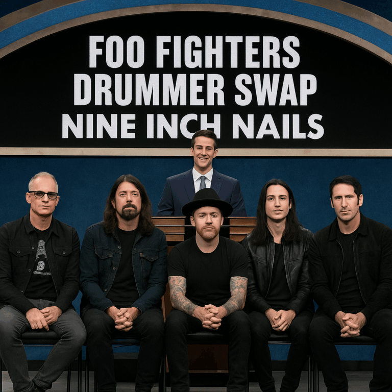 Foo Fighters & Nine Inch Nails Swap Drummers - Static Live